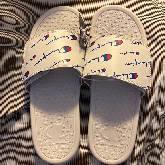 Champion | Shoes | Champion Logo Slide Brand New With Tags In Original ...